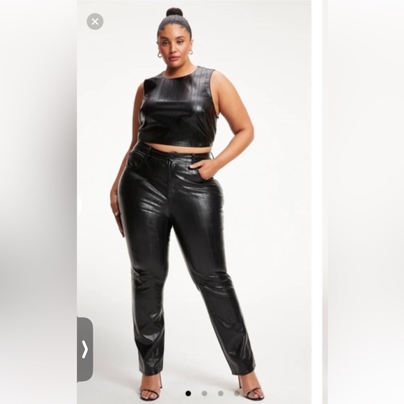 Good American | Pants & Jumpsuits | Good American Faux Leather Good ...